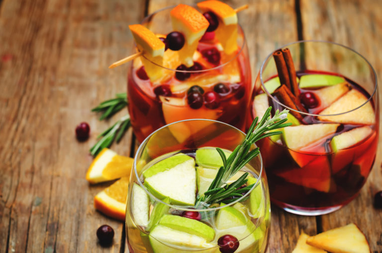 Colorful Cocktails: Holiday Cheer Sangria